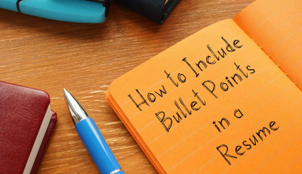 How to Use Bullet Points in a Resume | ResumeCoach